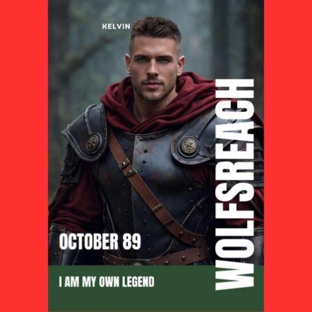 Personalized Knight Magazine Cover | Fantasy Warrior Portrait | Unique ...
