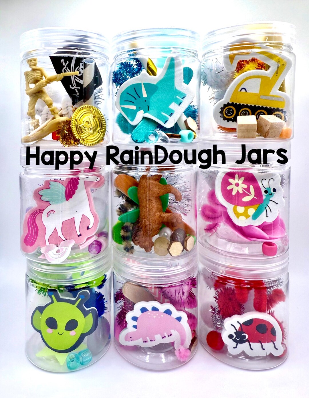 Playdough 4oz Jars, Playdough Kit Kids Party Favors Sensory Kit Kids ...