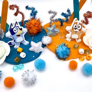 Bluey Playdough Box, Playdough Jars, Play Dough Kit, Bluey Birthday ...