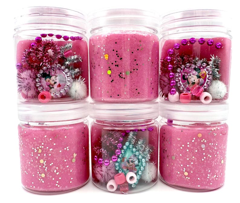 Minnie Mouse 4oz Playdough Jars, Play Dough Kit, Kids Party Favors ...