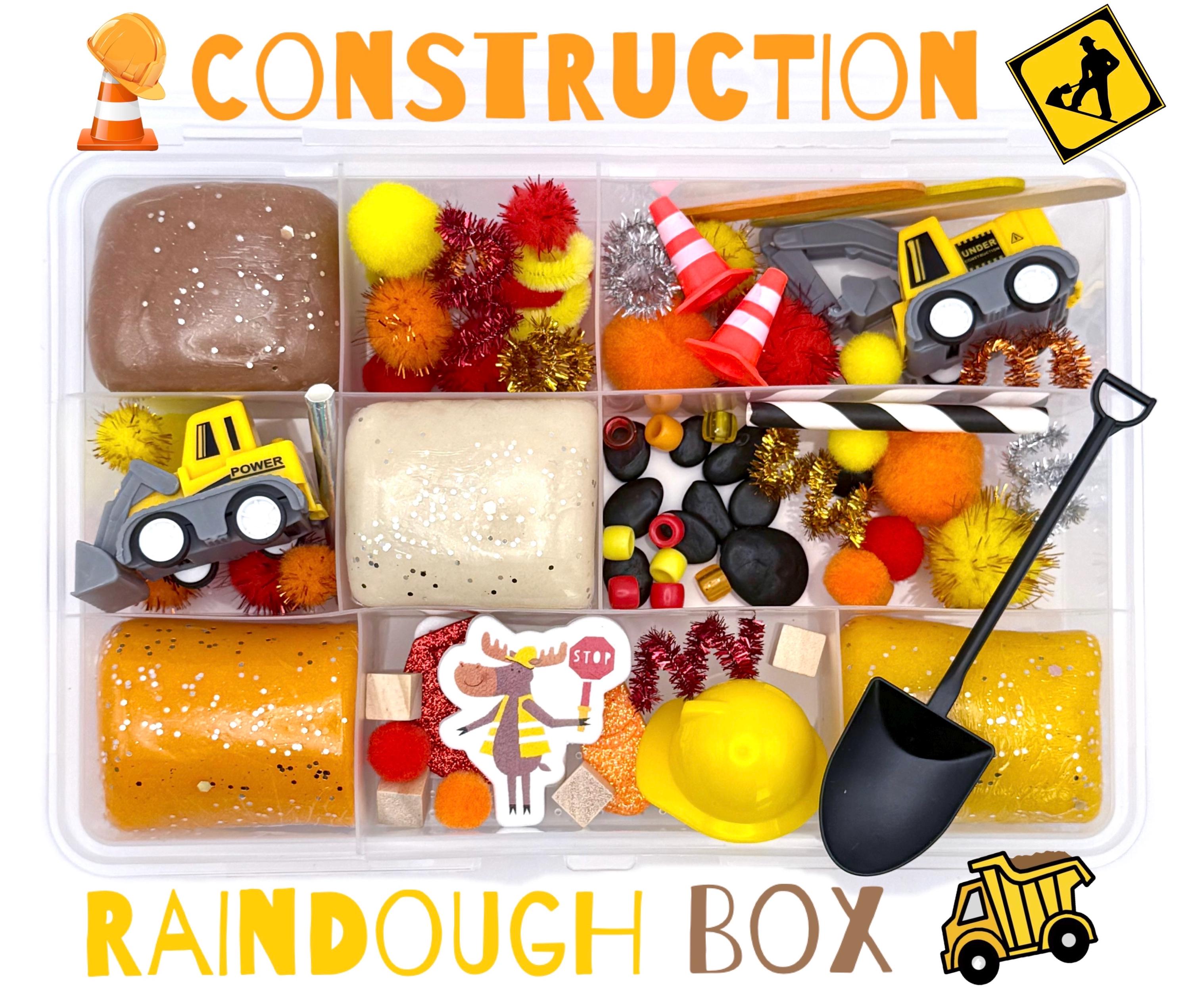 Construction Playdough Box, Construction, Truck, Play Dough Box Kit ...