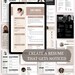 Editable Canva CV Templates | Modern Resume Template Bundle ...