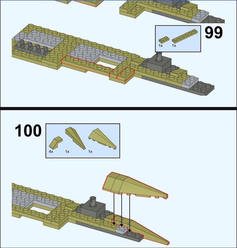 MOC Lego Halo Scorpion Tank PDF Instructions With Digital Parts List ...
