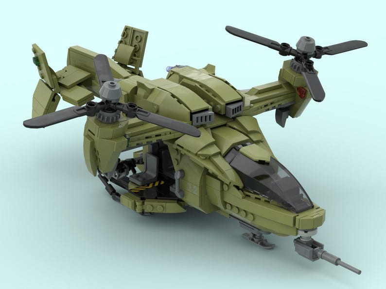 MOC Lego Halo Falcon PDF Instructions - Etsy Australia