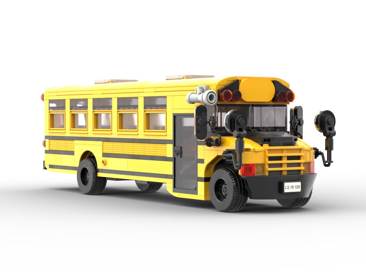 MOC Lego American School Bus PDF Instructions - Etsy