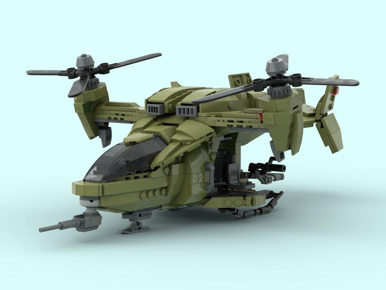 Lego MOC Halo Falcon PDF Instructions - Etsy Australia