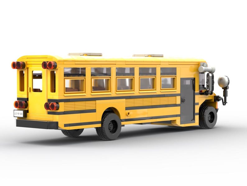 MOC Lego American School Bus PDF Instructions - Etsy