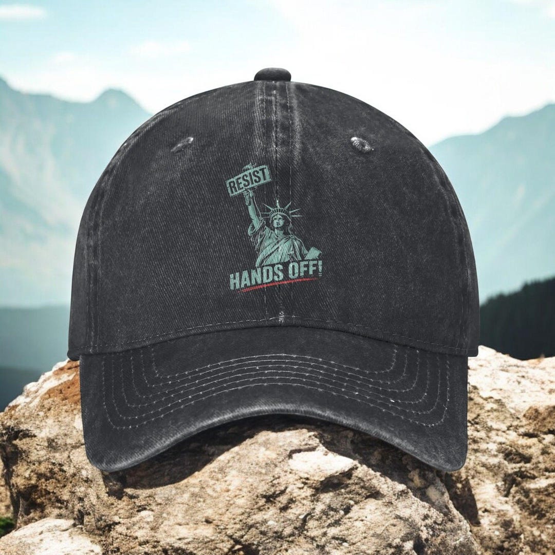 Resist Hands off Protest Hat, Anti Fascist Baseball Caps, Political ...
