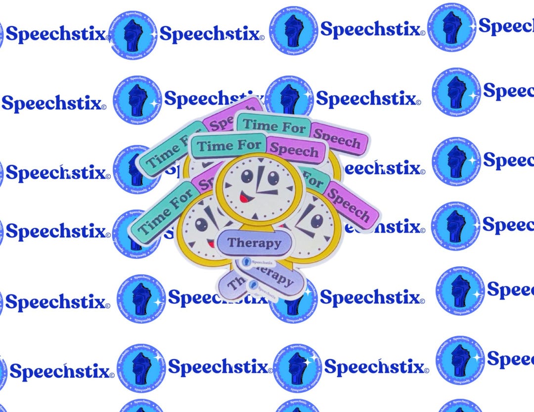 Time for Speech Sticker - Etsy