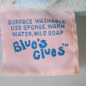 Vintage Blues Clues Blue Magnetic Feet Small Plush Eden 90s Nick Jr ...