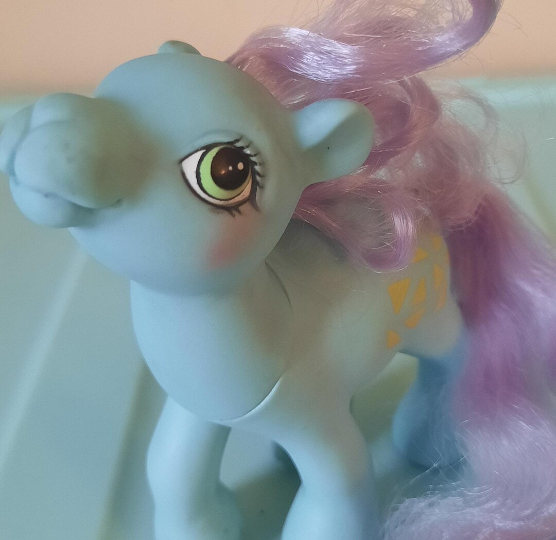 Vintage G1 My Little Pony Friend Spunky the Camel Blue Hasbro MLP Rare ...