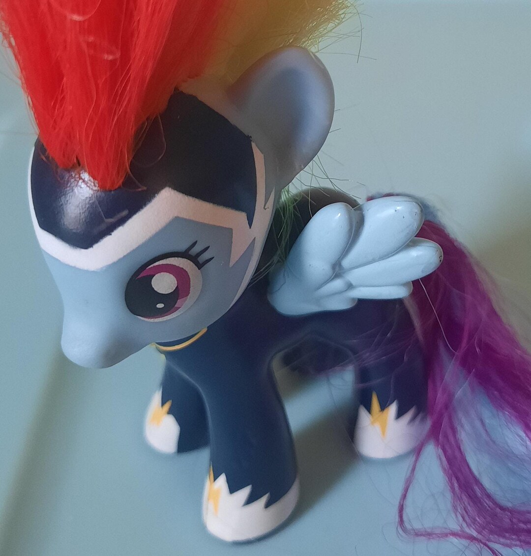 G4 My Little Pony Rainbow Dash Power Ponies Brushable Figure Fim Hasbro ...