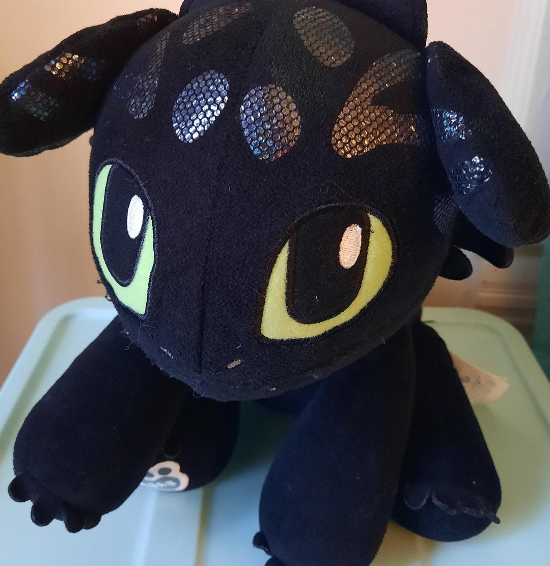 How to Train Your Dragon 3 Hidden World Toothless Plush Build A Bear No ...