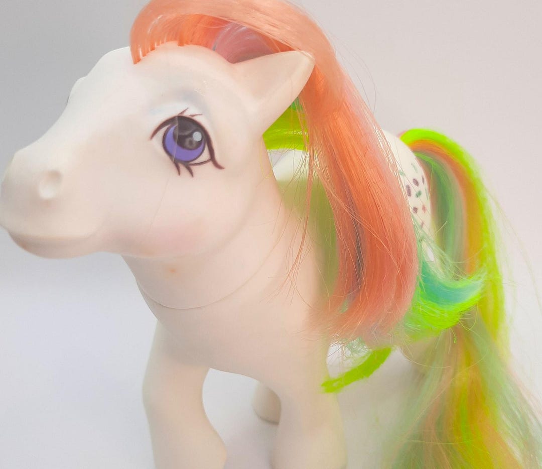 Vintage G1 My Little Pony Confetti Rainbow Hasbro MLP Rare HTF - Etsy