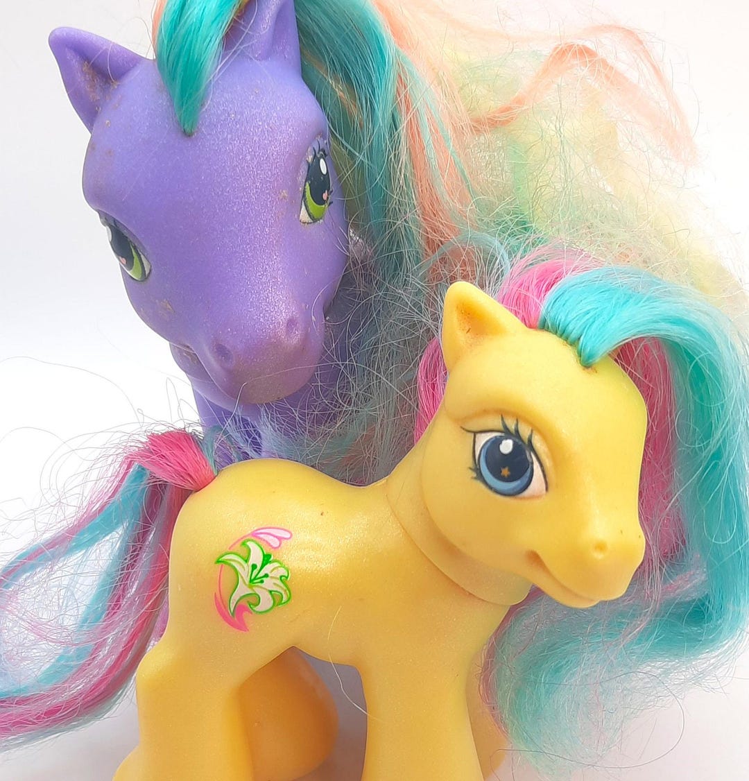 G3 My Little Pony Peach Surprise Baby Tea Lily Avon Set TLC Hasbro MLP ...