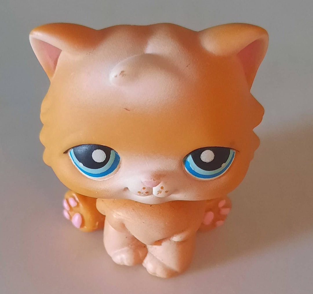 Authentic Littlest Pet Shop Persian Cat 153 Figure Hasbro LPS - Etsy