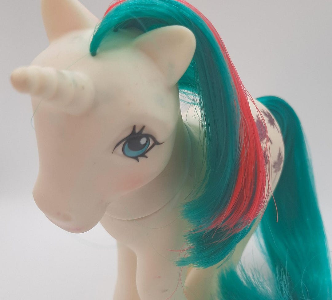 Vintage G1 My Little Pony Gusty Unicorn Hasbro MLP Rare HTF - Etsy