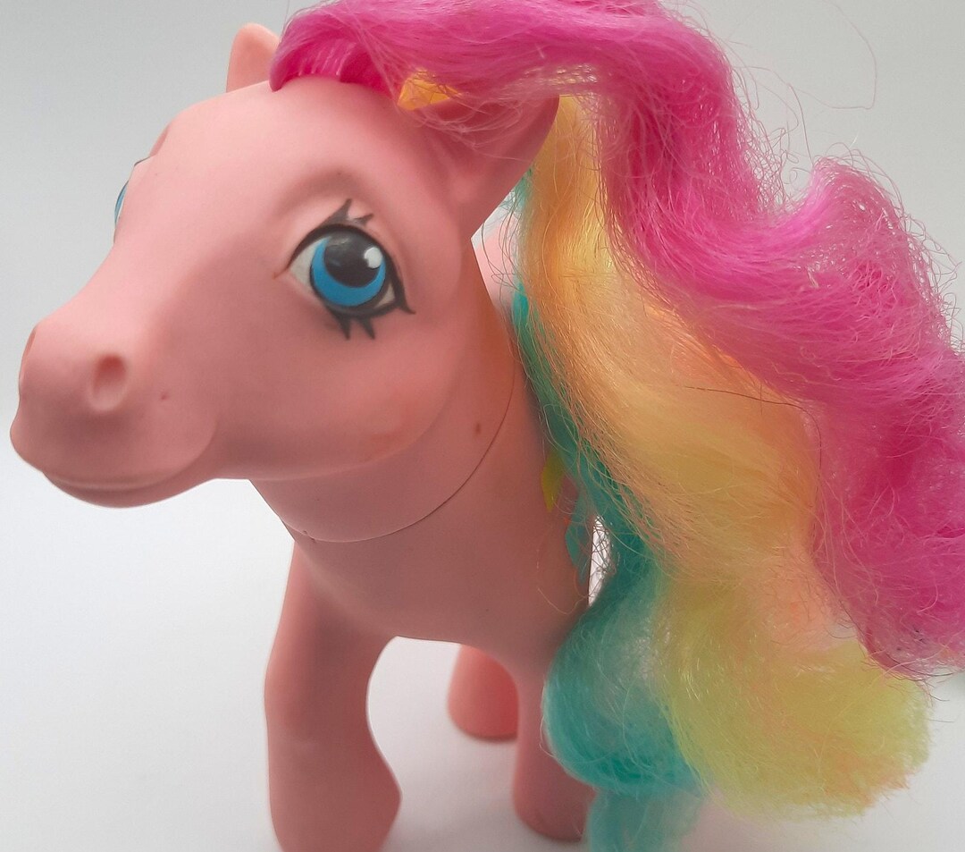 Vintage G1 My Little Pony Stripes Rainbow Curl Hasbro MLP Rare HTF - Etsy
