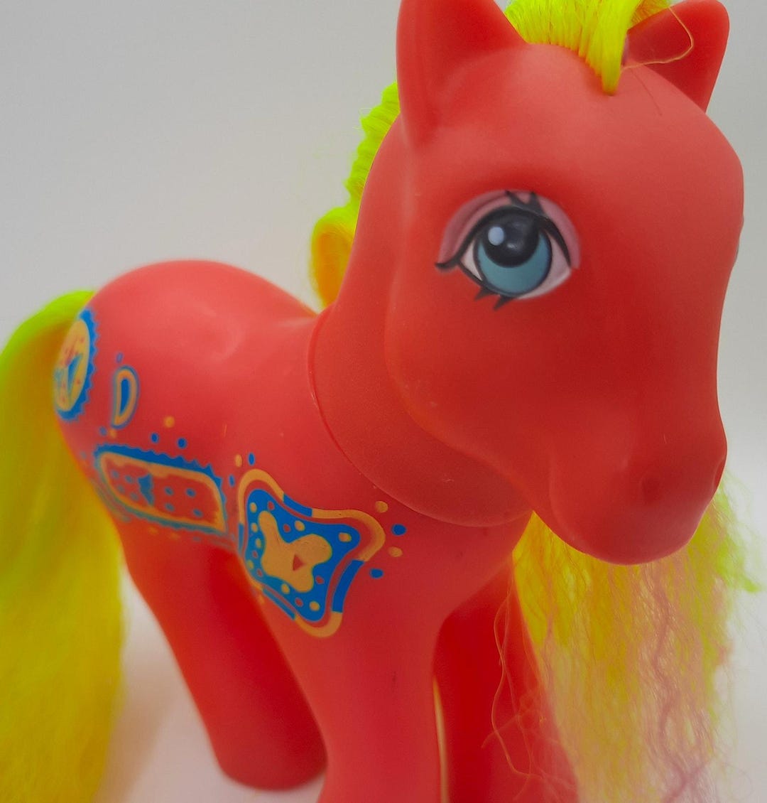 Vintage G1 My Little Pony Sweet Notes Rockin Beat Hasbro MLP Rare HTF ...