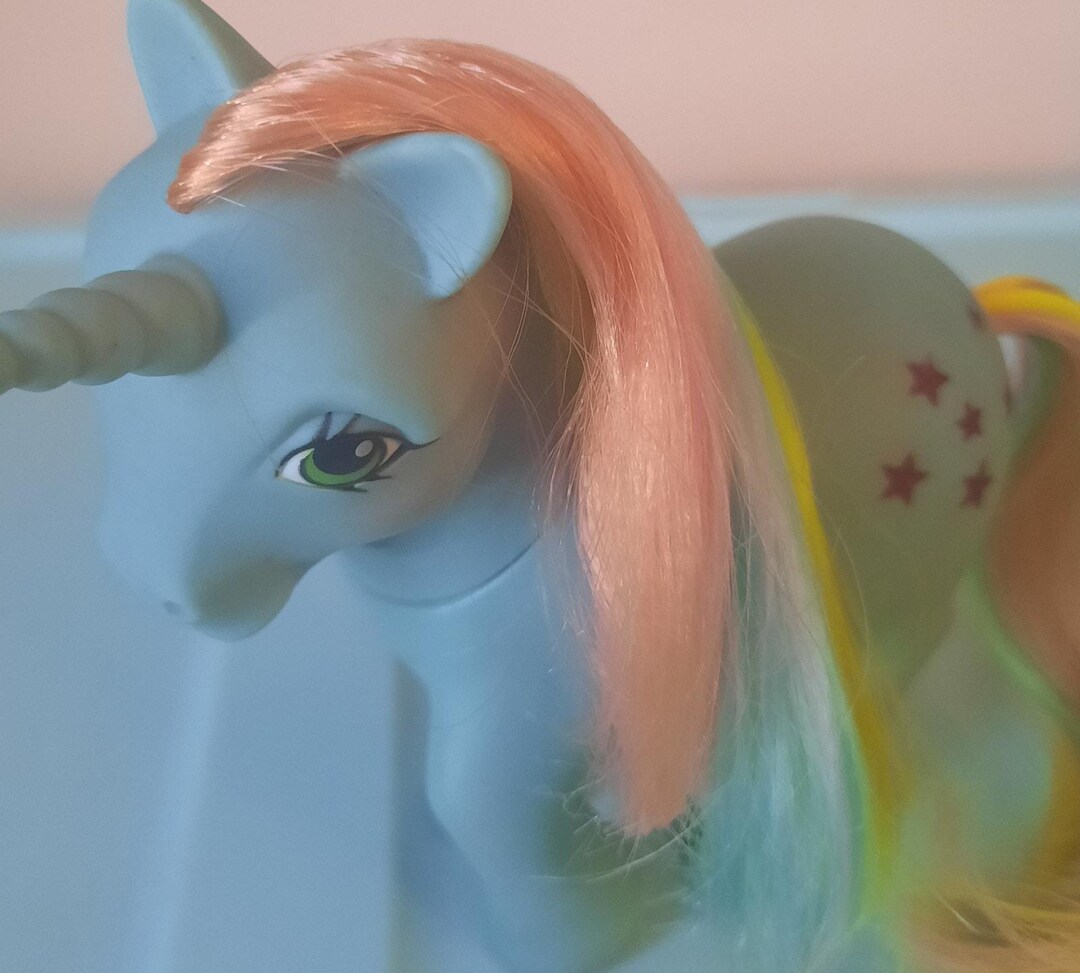 Vintage G1 My Little Pony Starflower Rainbow Unicorn Hasbro MLP Rare ...