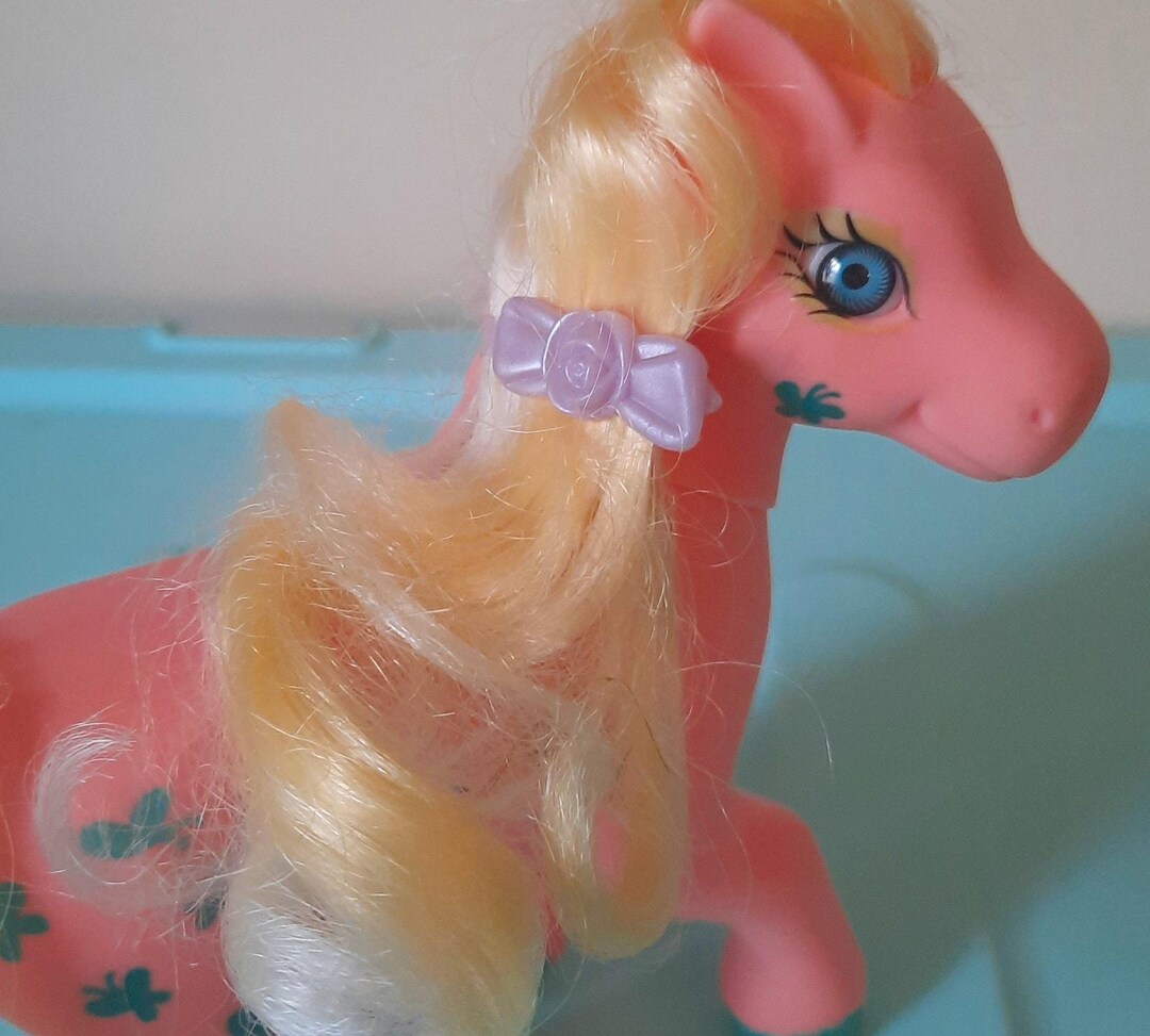 Vintage G1 My Little Pony Fakie Lanard Party Pony Glass Eyes Hasbro MLP ...