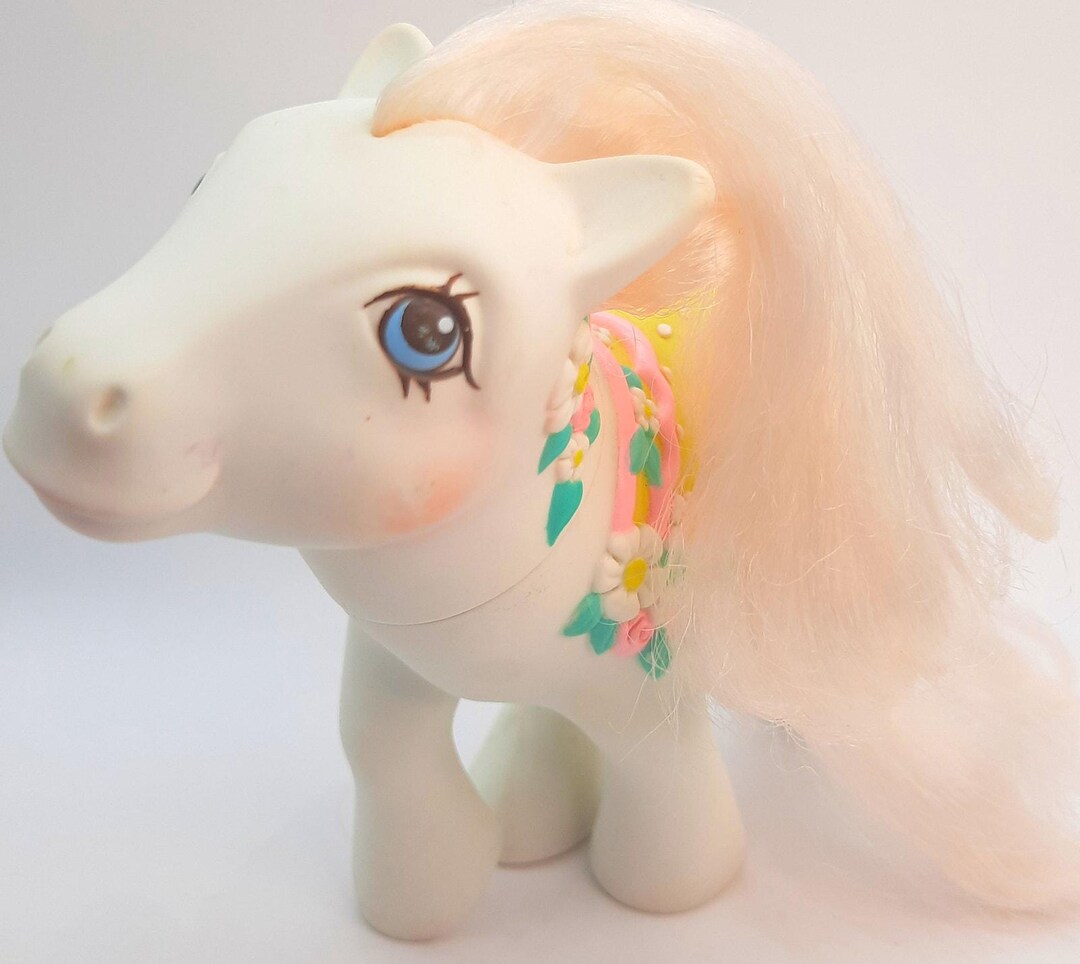 Vintage G1 My Little Pony Flower Bouquet Merry Go Round Hasbro MLP Rare ...