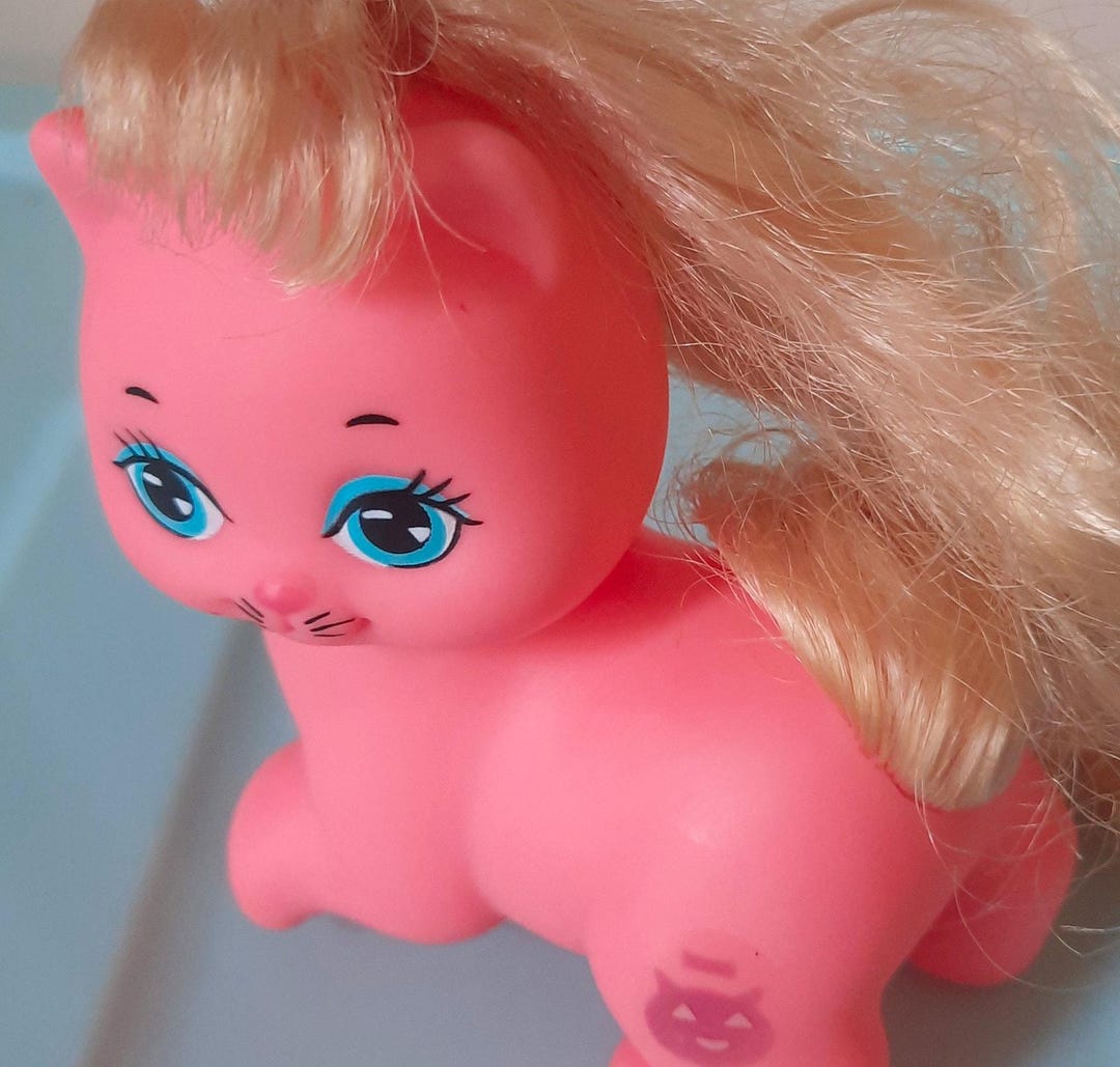 Vintage Mattel Little Pretty Kitty Catra Polished Paws My Little Pony ...