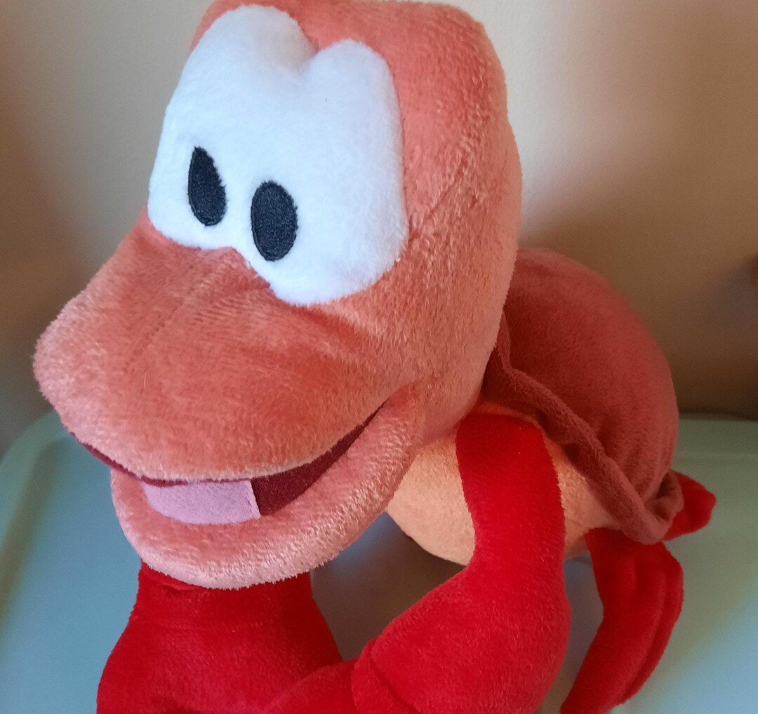 Vintage the Little Mermaid Sebastian Plush 10 Crab Disney - Etsy