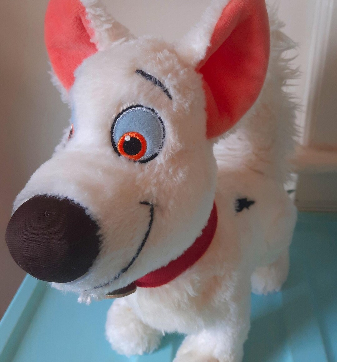 Disney Bolt Plush 10" White Dog Disney Parks Disney Store - Etsy