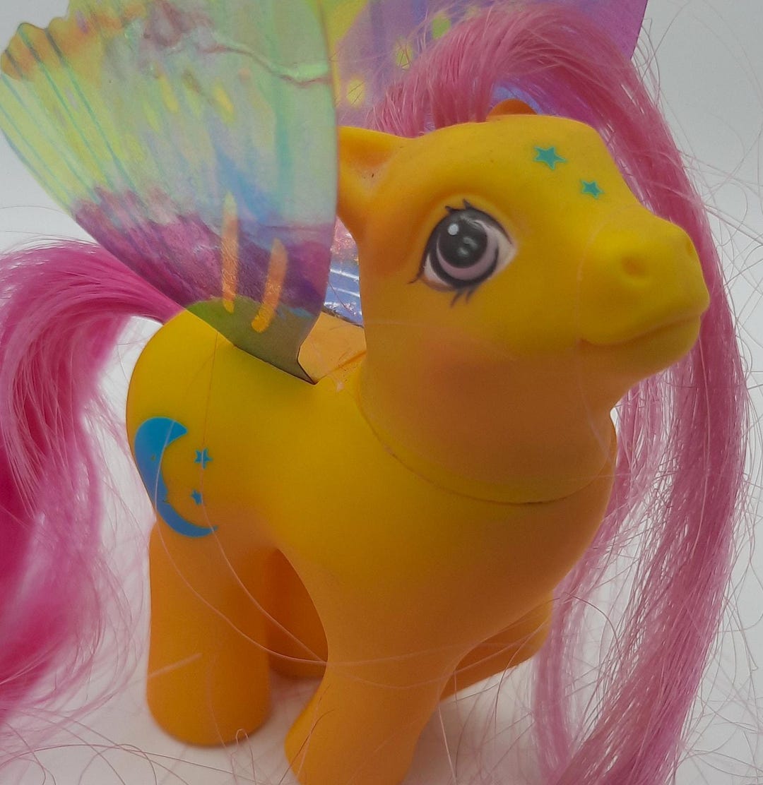 Vintage G1 My Little Pony Starry Wings TLC Windy Wing Winger Hasbro MLP ...