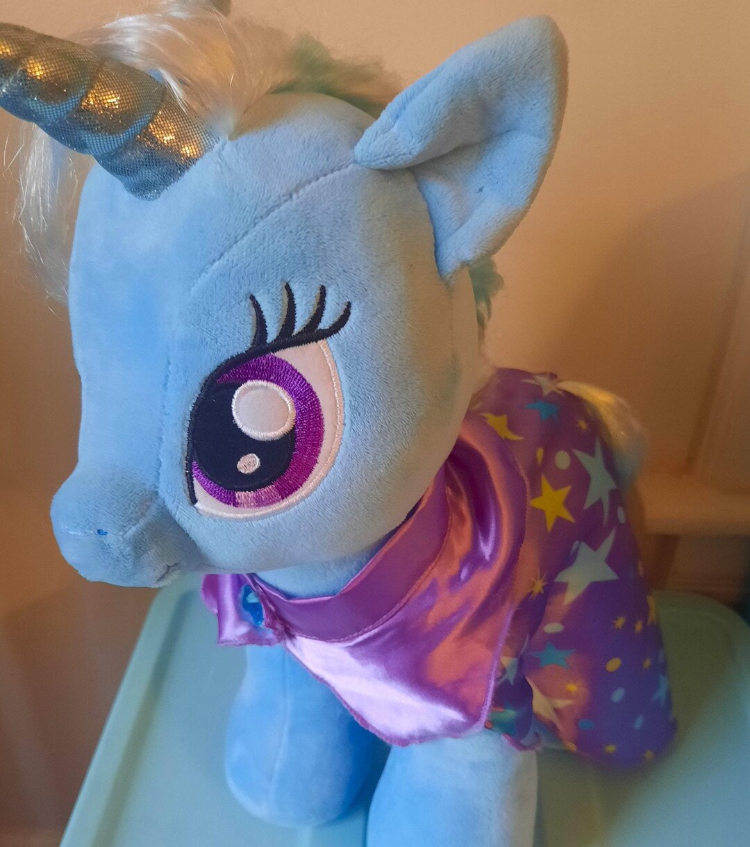 Build A Bear Workshop My Little Pony Trixie Lulamoon Plush Cape BABW G4 ...