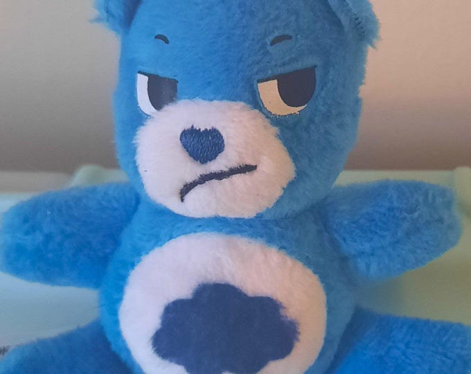 Care Bears Grumpy Bear Mini Micro Tiny Plush 3" Basic Fun - Etsy
