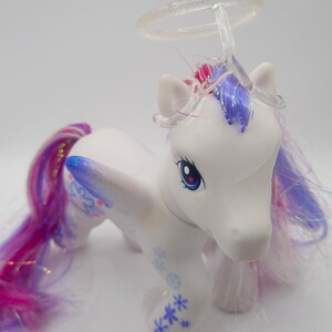 G3 My Little Pony Snow'el II Pegasus With Halo Holiday Angel Hasbro MLP ...