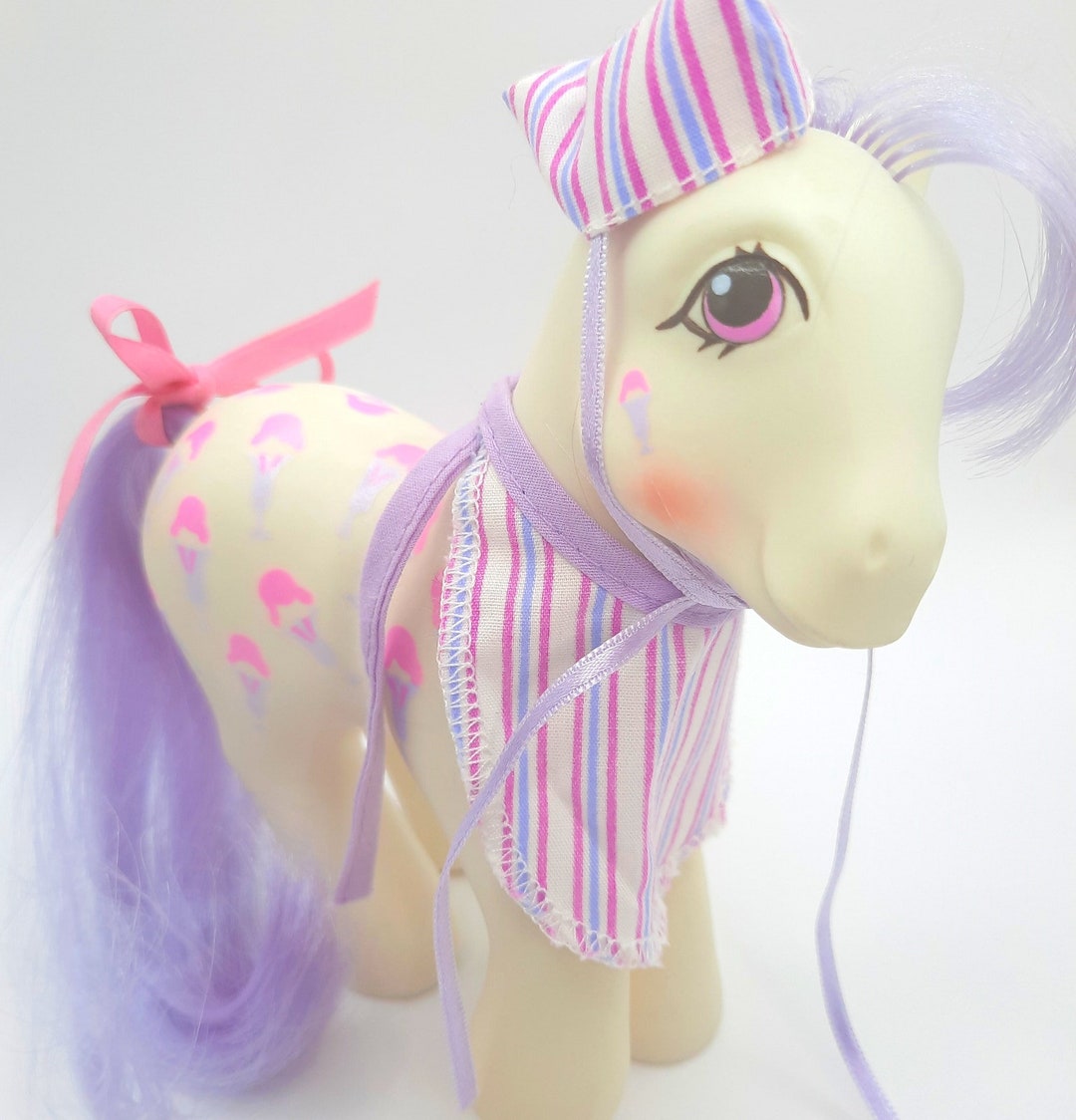 Vintage G1 My Little Pony Twice as Fancy Scoops With Accessories NM ...