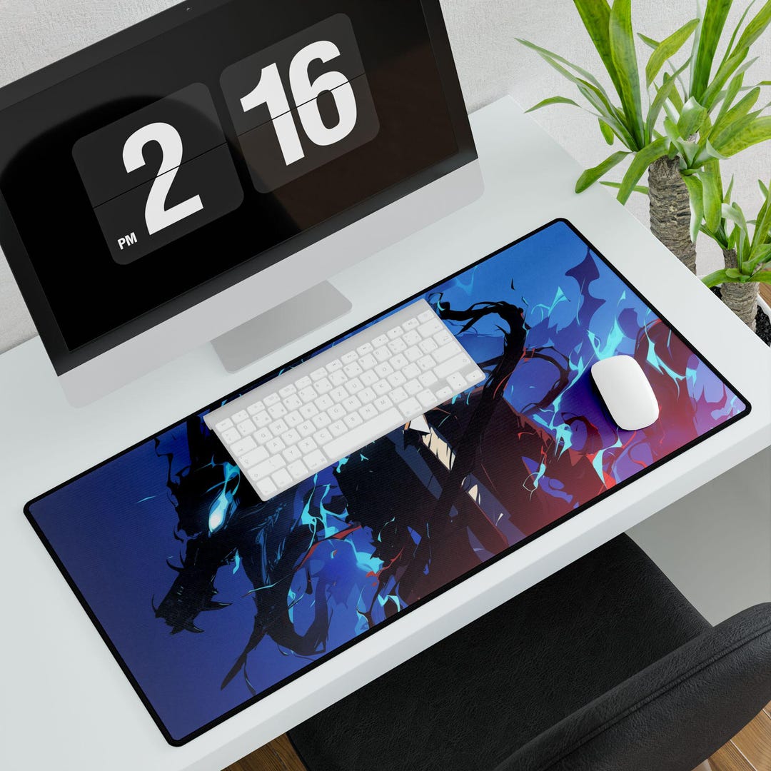 Solo Leveling Desk Mat | Anime Mousepad, Aesthetic Long Desk Mats ...