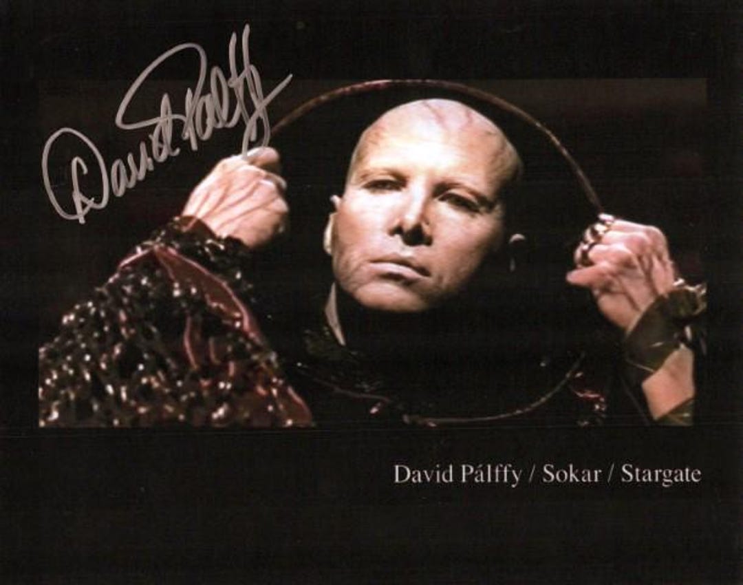 David Palffy in Person Signed Photo STARGATE SG1 - Etsy