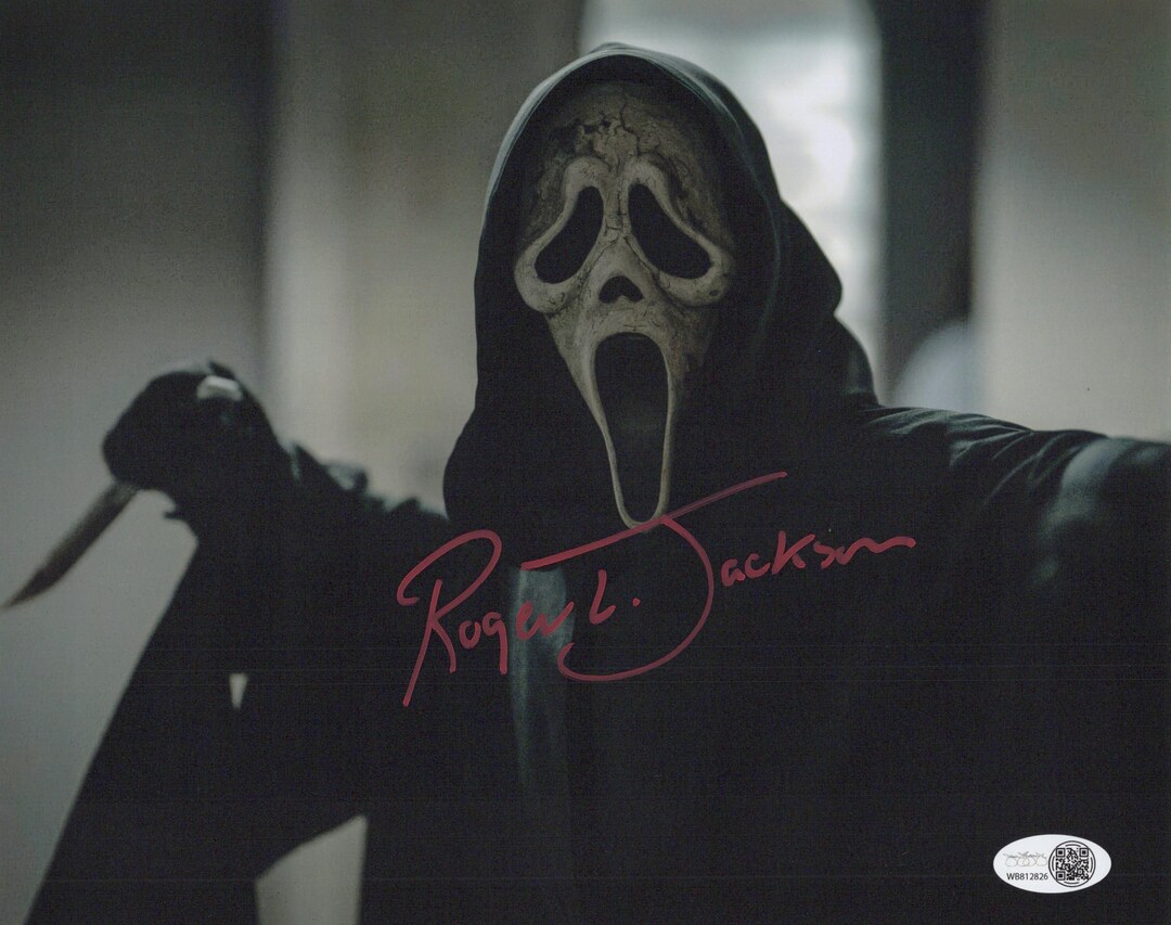 Roger L Jackson in Person Signed Photo - SCREAM JSA - Etsy