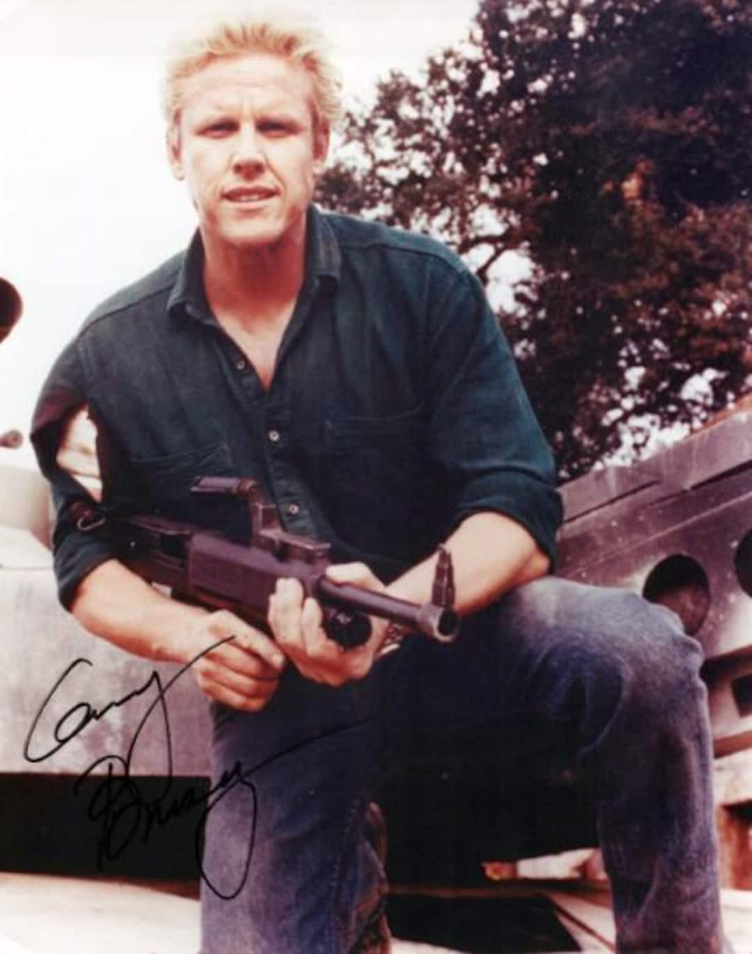 Gary Busey in Person Signed Photo – BULLETPROOF - Etsy