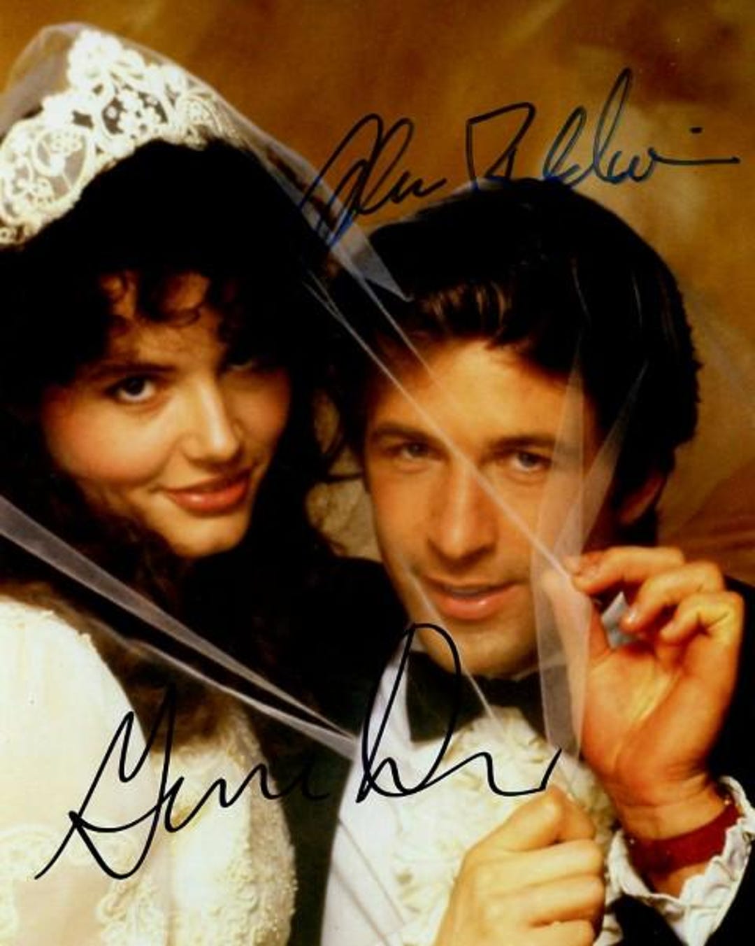 Geena Davis / Alec Baldwin in Person Signed Photo - BEETLEJUICE - Etsy