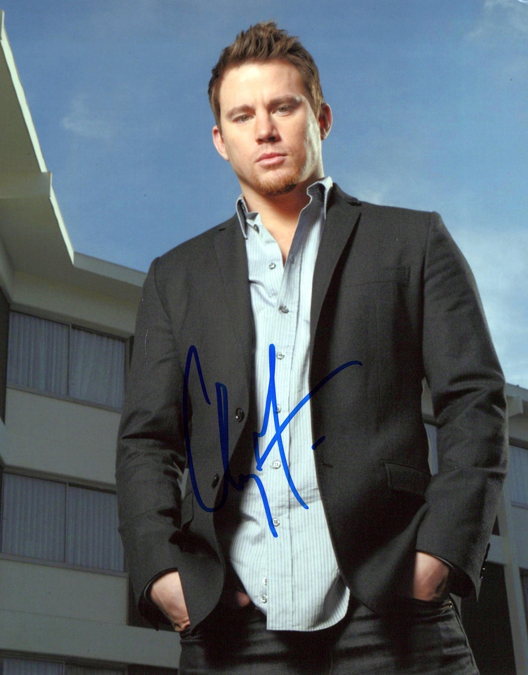 Channing Tatum in Person Signed Photo – - Etsy