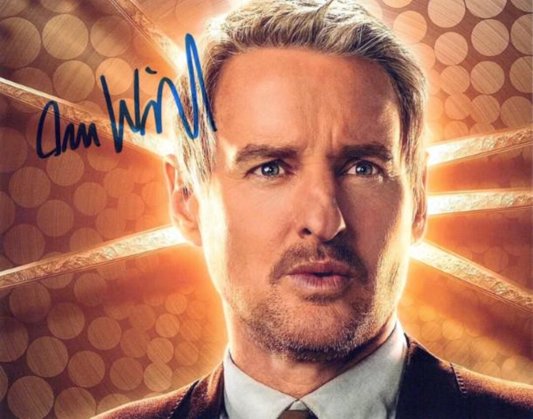 Owen Wilson in Person Signed Photo – LOKI - Etsy