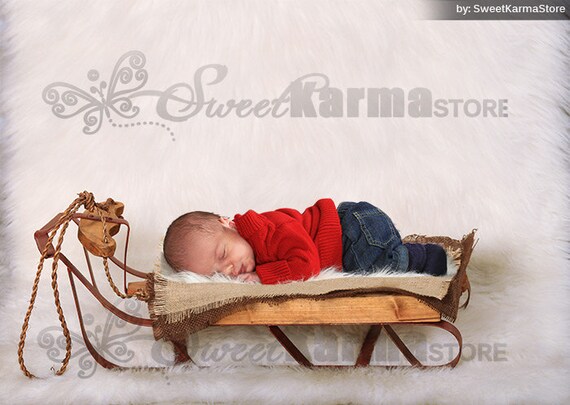 Infant Sled Editable Layered Digital PSD File Photography | Etsy
