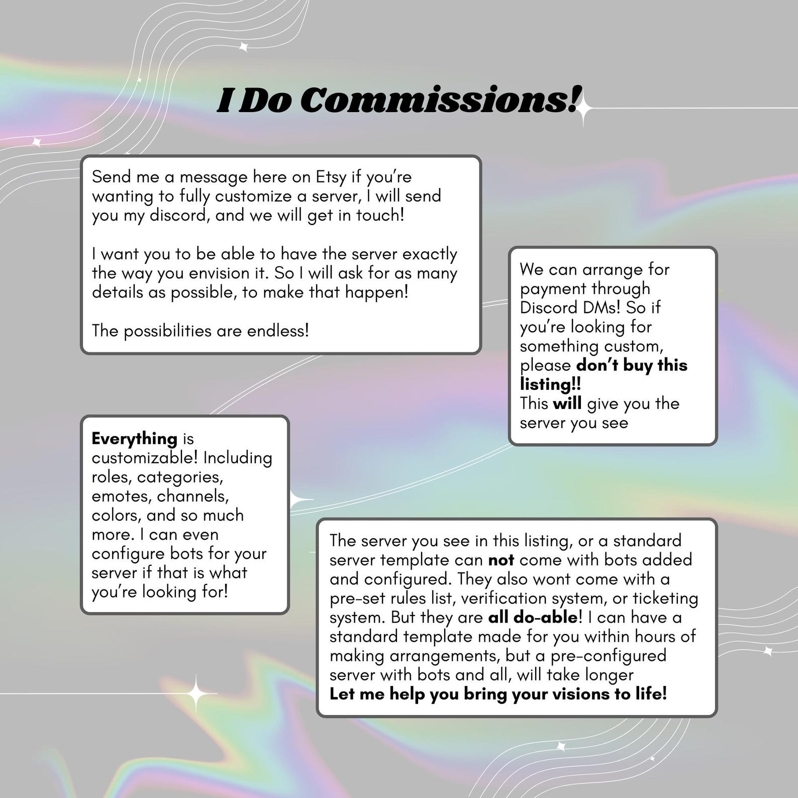 WHITE Discord Server | for Streaming, Gaming, Socializing | INSTANT ...