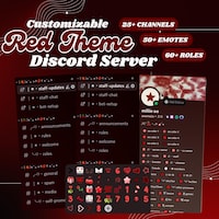 Animated Red Discord Banners: Gaming & Streaming GIF Templates - Etsy