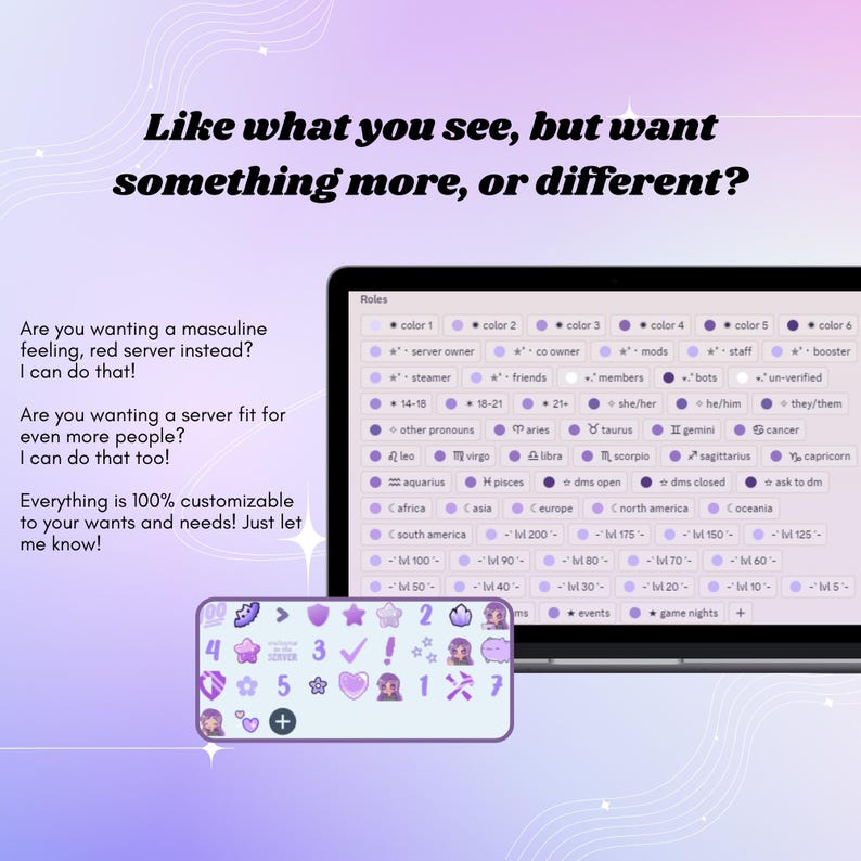 Lavender Discord Server | for Streaming, Gaming, Socializing | INSTANT ...