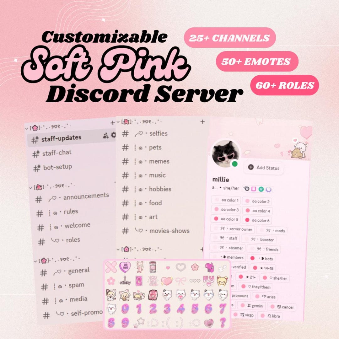 PINK Discord Server | for Streaming, Gaming, Socializing | INSTANT ...