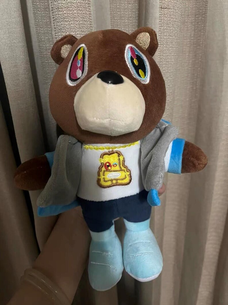 Plushie Kanye West Graduation Bear Plush Ye - Etsy