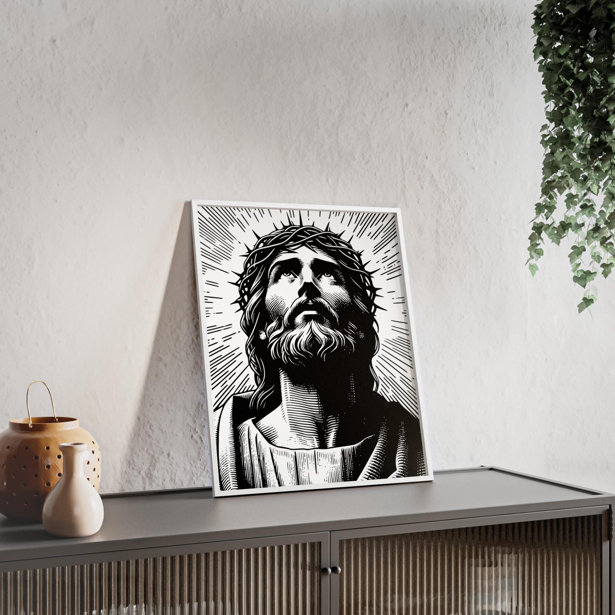 Jesus Wall Art, Christian Wall Art, Vintage and Crisp Look, Christian ...