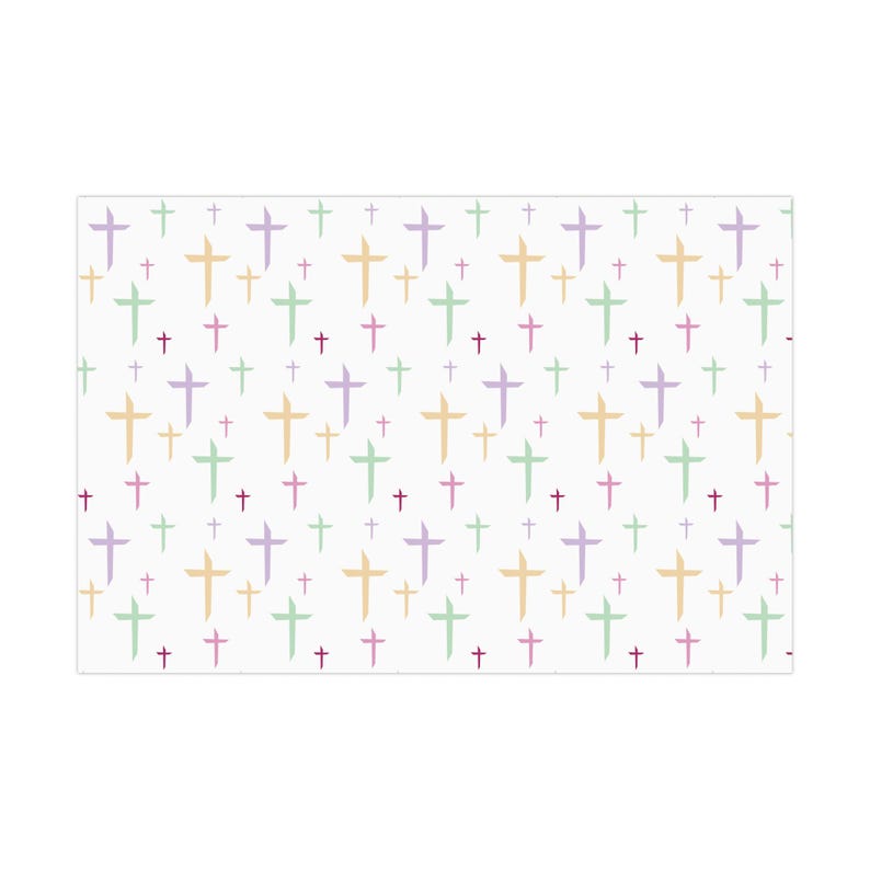 Christian Wrapping Paper, Christian Cross Wrapping Paper, Christian ...