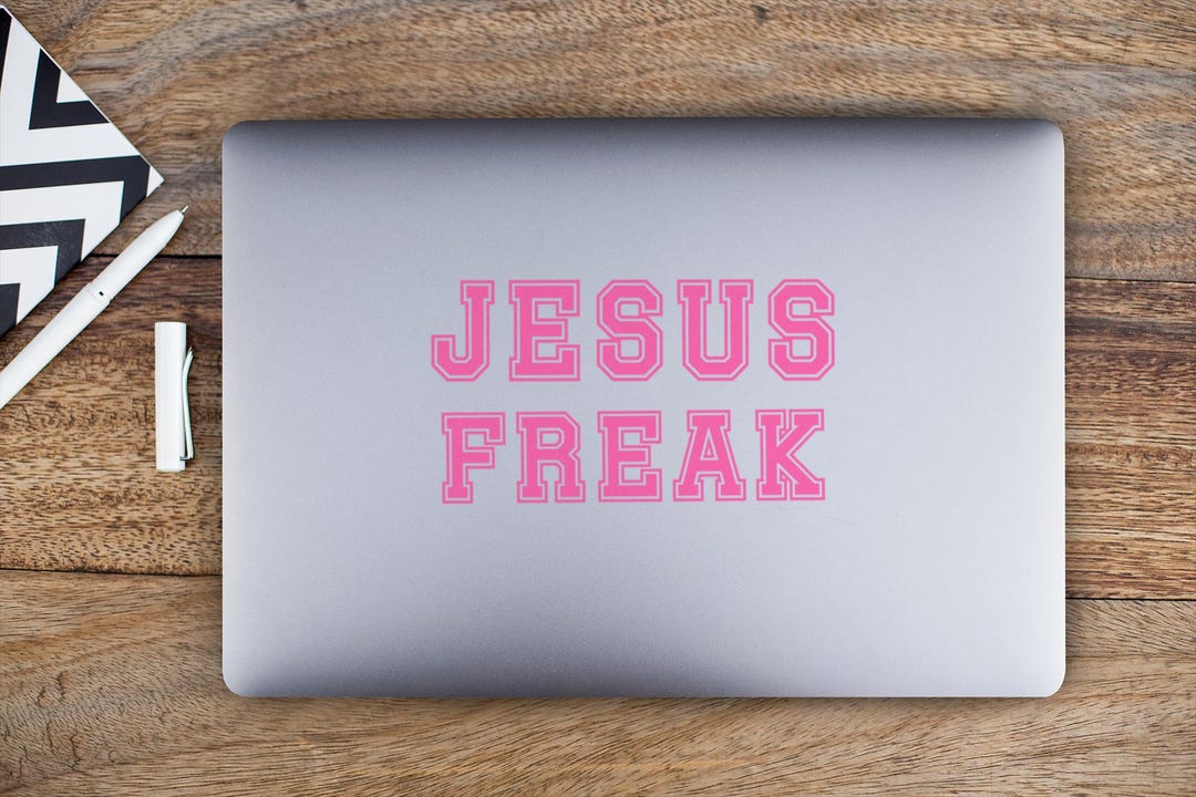 Jesus Freak Club Sticker, Christian Women Sticker, Bible Verse Sticker ...